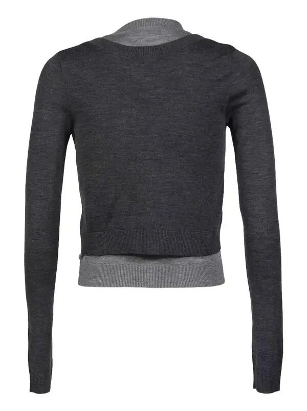 EGONLAB Layered Cardigan - Grey
