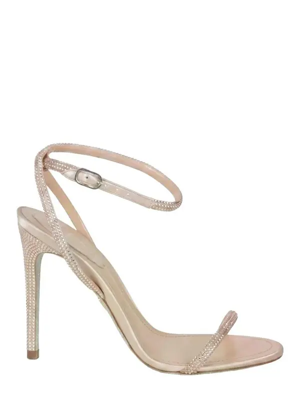 Rene Caovilla Embellished Stiletto Sandals - Neutrals