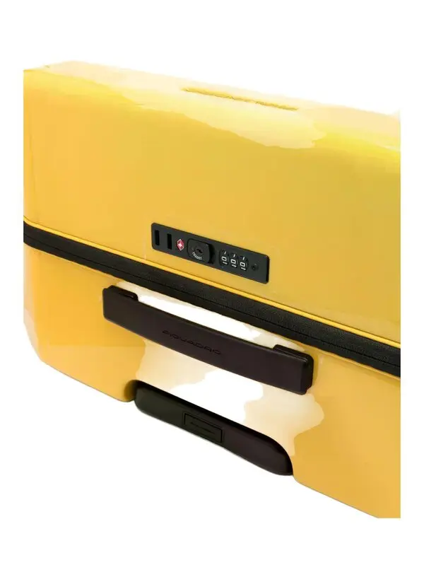 PIQUADRO Spinner High-shine Suitcase - Yellow