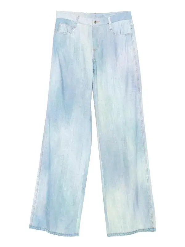 Ermanno Scervino Faded-effect Jeans - Blue