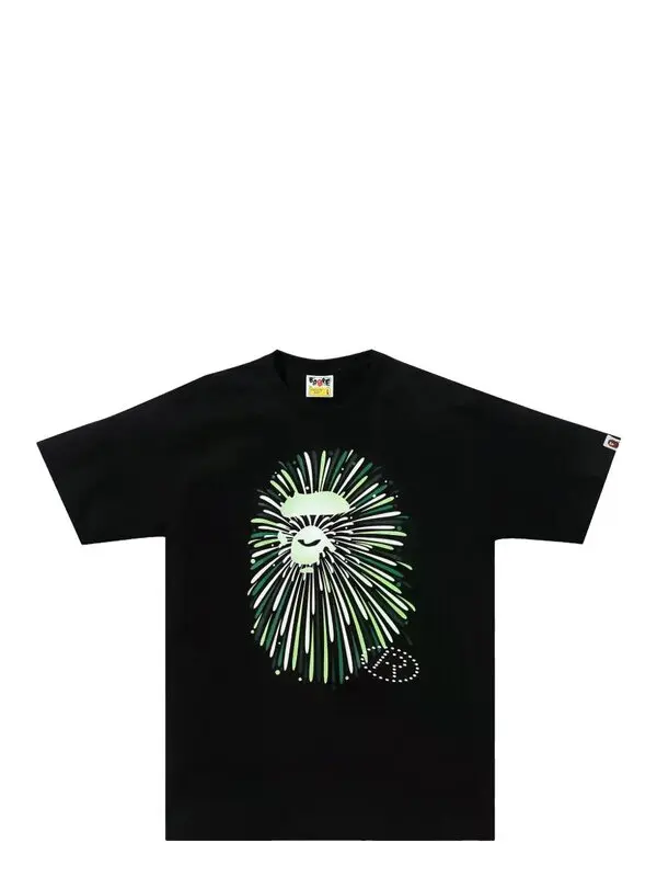 A BATHING APE Raphiic-print T-shirt - Black