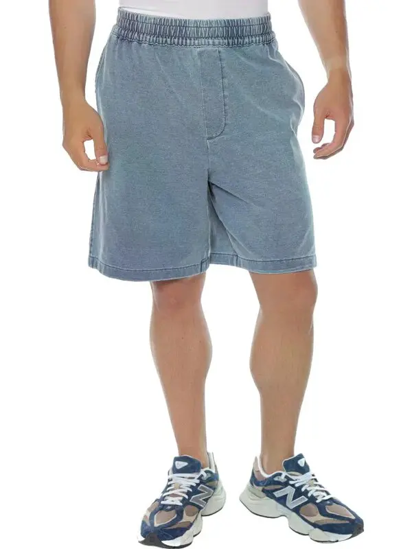 Armani Exchange Elasticated Waistband Shorts - Blue