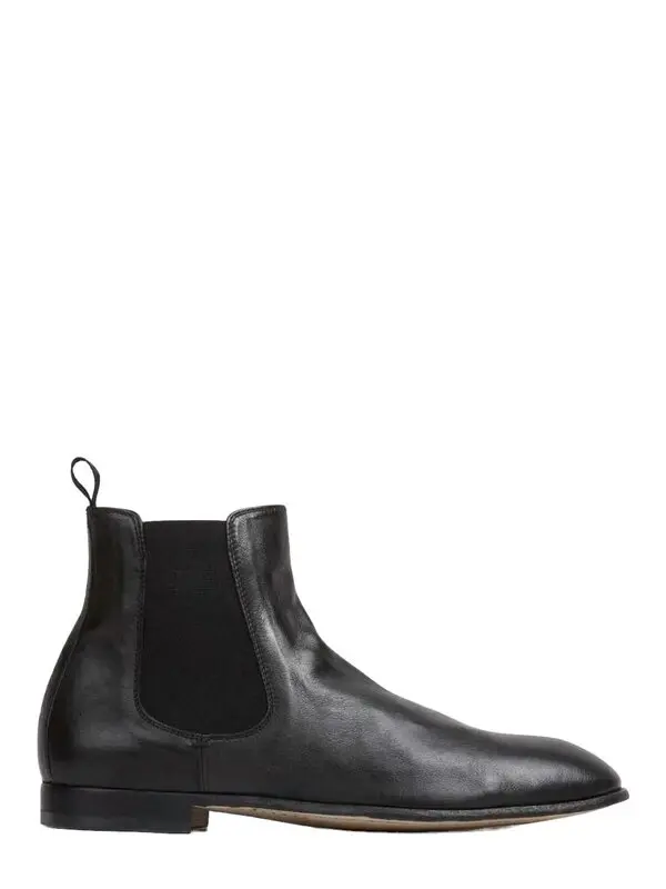 Officine Creative Solitude Elasticated-side Ankle Boots - Black