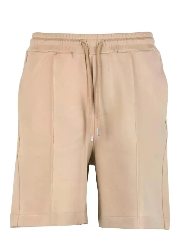 OWN Drawstring Waist Panelled Shorts - Neutrals
