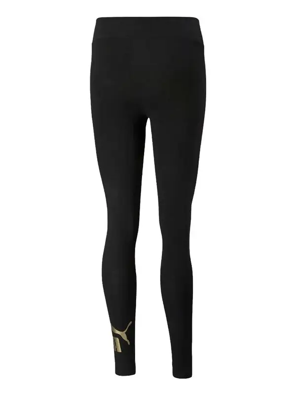 PUMA Essentials+ Logo-print Leggings - Black
