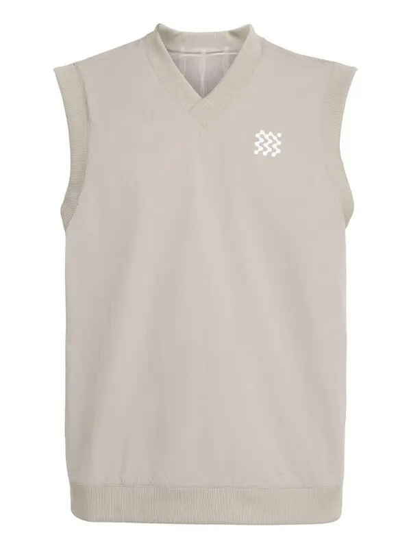 MANORS Reversible V-neck Vest - Beige