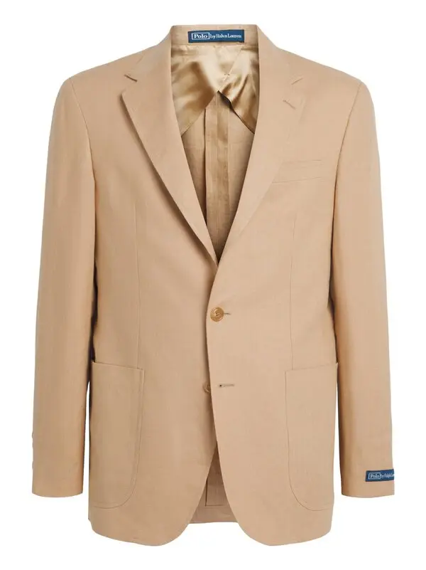 Polo Ralph Lauren Linen Tailored Blazer - Brown