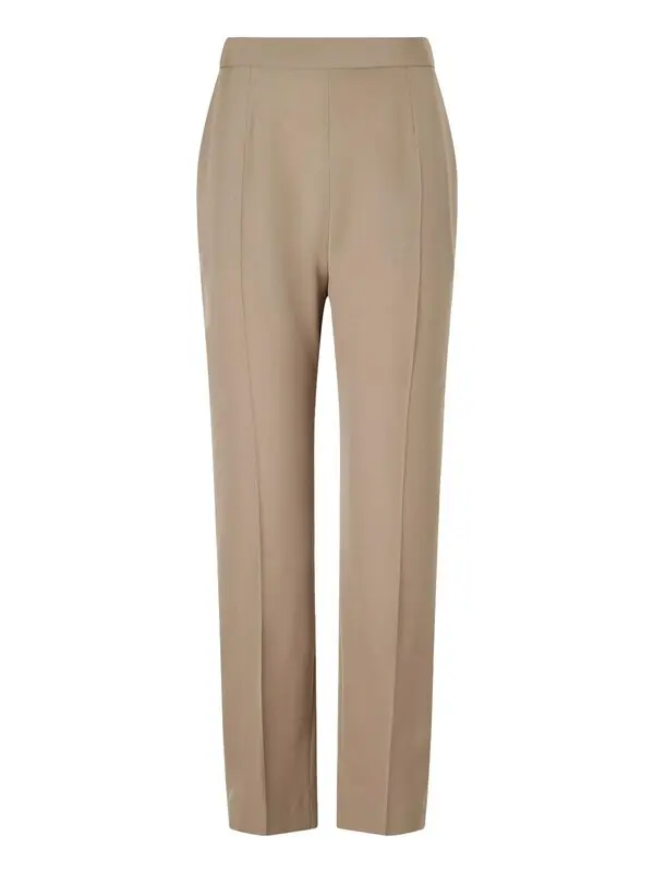 THE ROW Eranza Wool Straight-leg Pants - Gray
