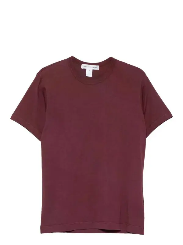 Comme Des Garçons Crew-neck Cotton T-shirt - Red