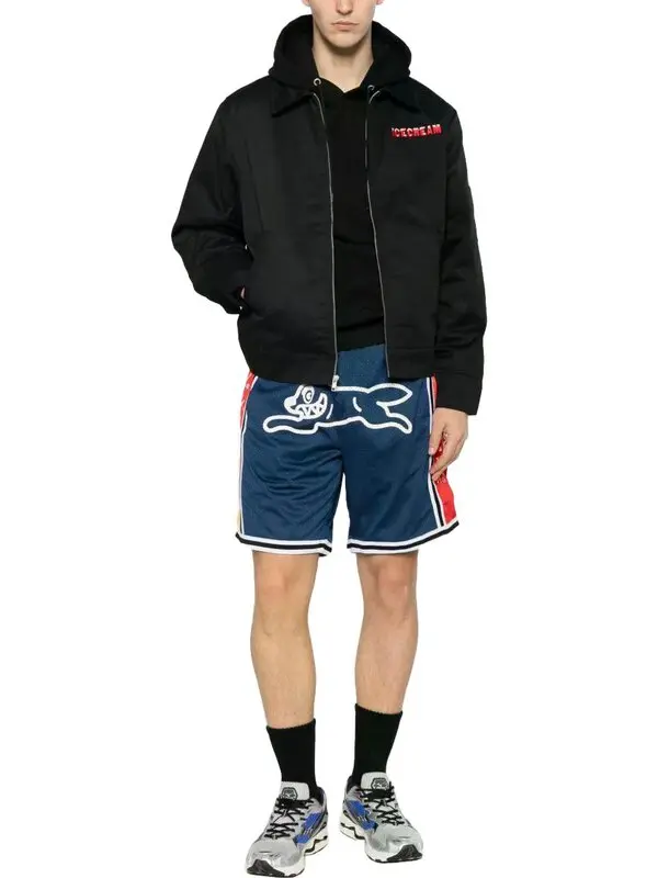 ICECREAM Running Dog Basketball Shorts - Blue