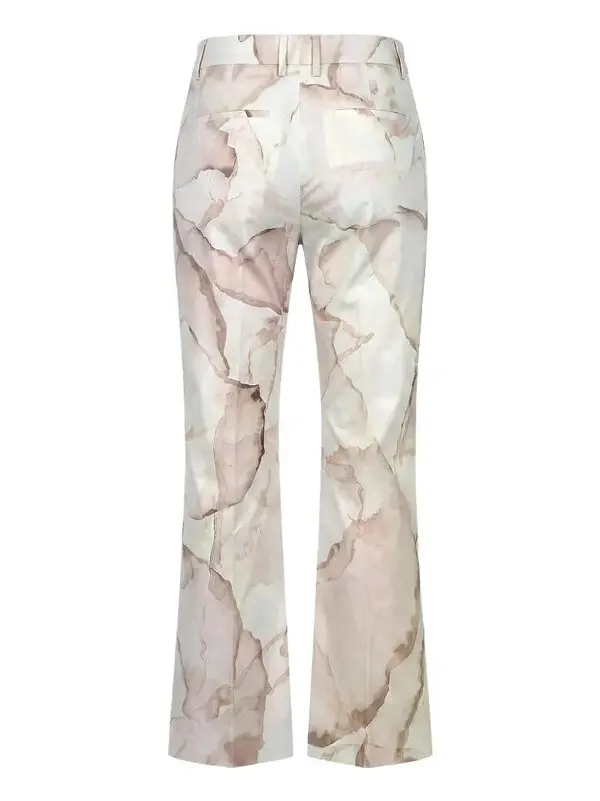 True Royal Marble Pattern Trousers - Pink