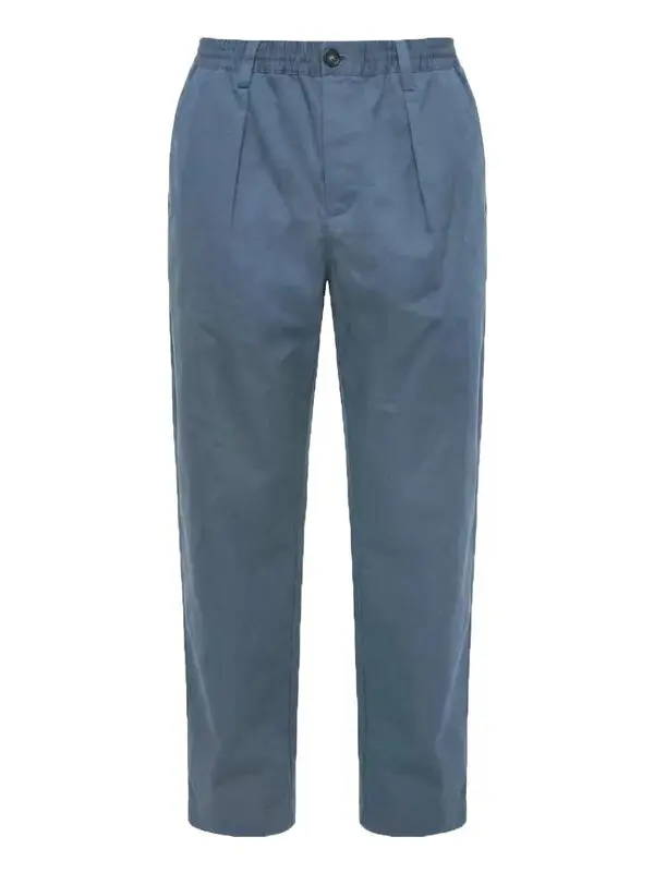 Marni Pleated Elasticated Waist Trousers - Blue