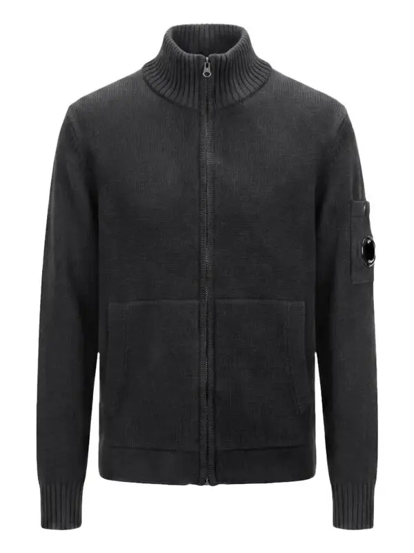 C.P. COMPANY Zip-up Cardigan - Blue