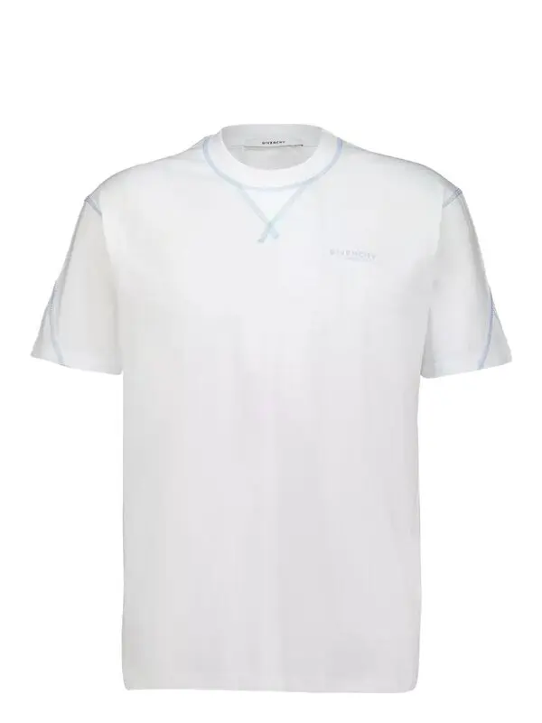 Givenchy Contrast-stitch T-shirt - White