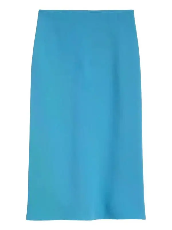 JIL SANDER High-waist Pencil Skirt - Blue