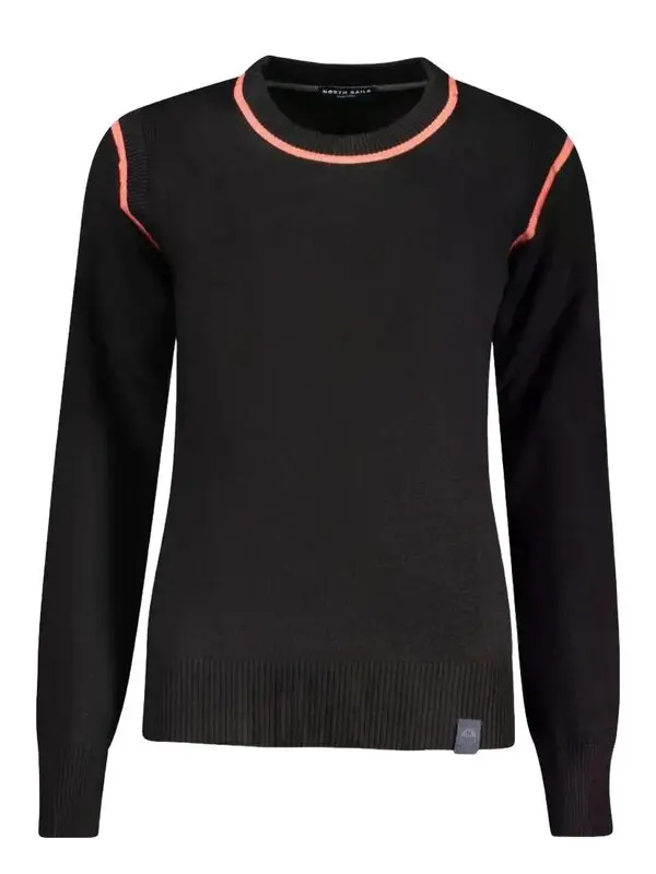 NORTH SAILS Long Sleeve Crew Neck Sweater - Black