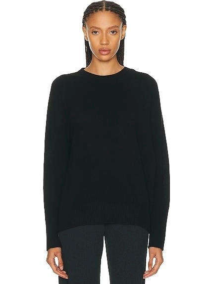 THE ROW Odelle Cashmere Top - Black