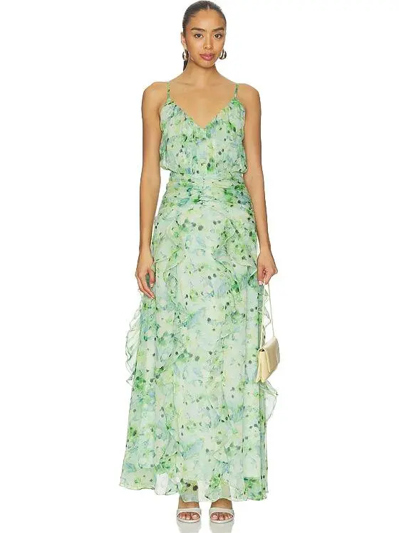 Astr The Label Brianna Dress - Green