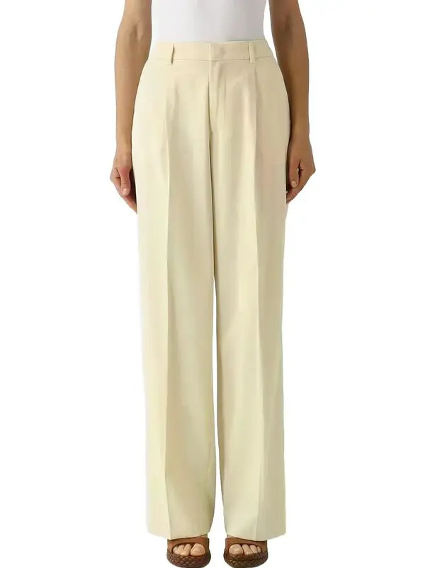 PT TORINO Pleated Wide-leg Trousers - Neutrals