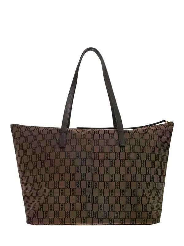 BY MALENE BIRGER Monogram Tote Bag - Brown