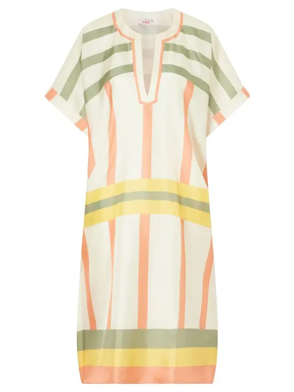 ERES Berlingot Printed Silk-twill Kaftan - Multi
