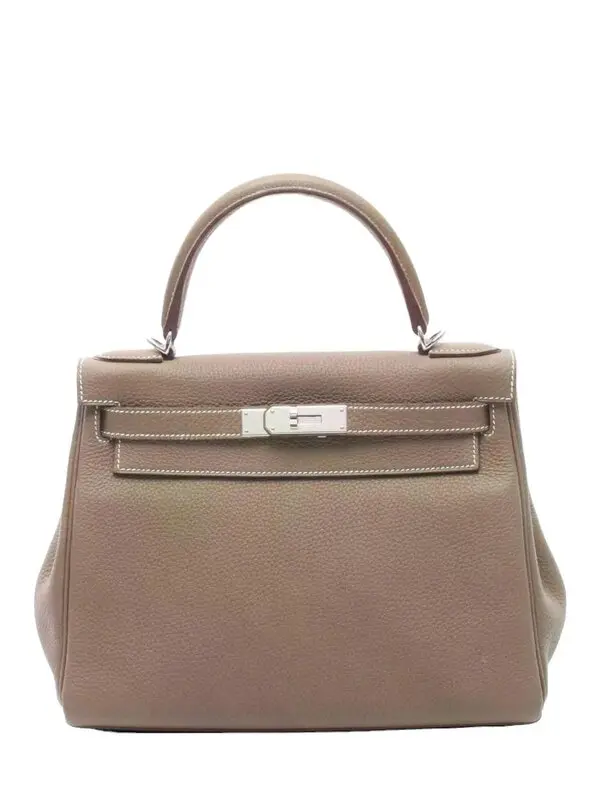 Hermès 2012 28 Kelly Leather Handbag - Brown