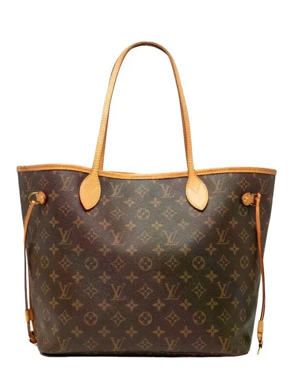 LOUIS VUITTON Monogram Neverfull Mm Tote Bag - Brown