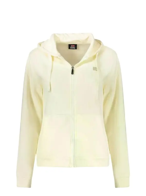 NORWAY 1963 Logo Patch Zip-up Hoodie - Neutrals