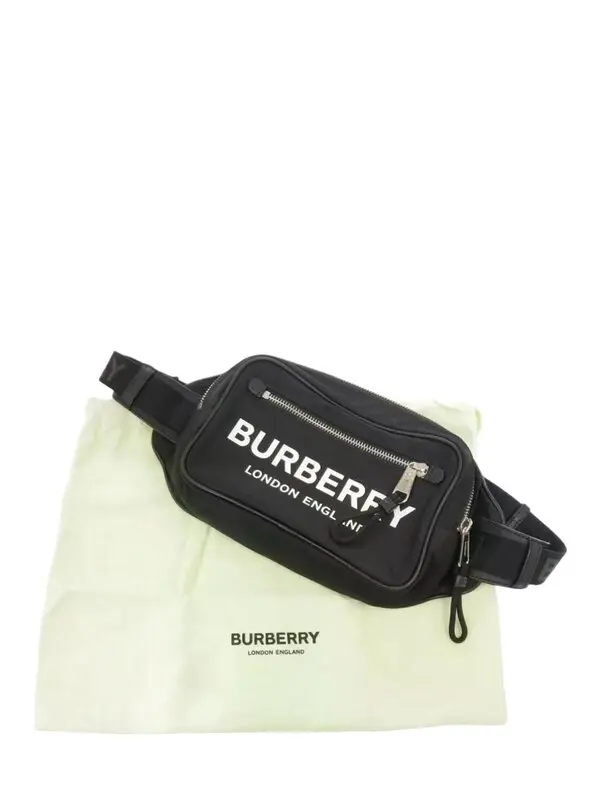 Burberry 2018-2026 Econyl Nylon Logo Bum Bag Belt Bag - Black