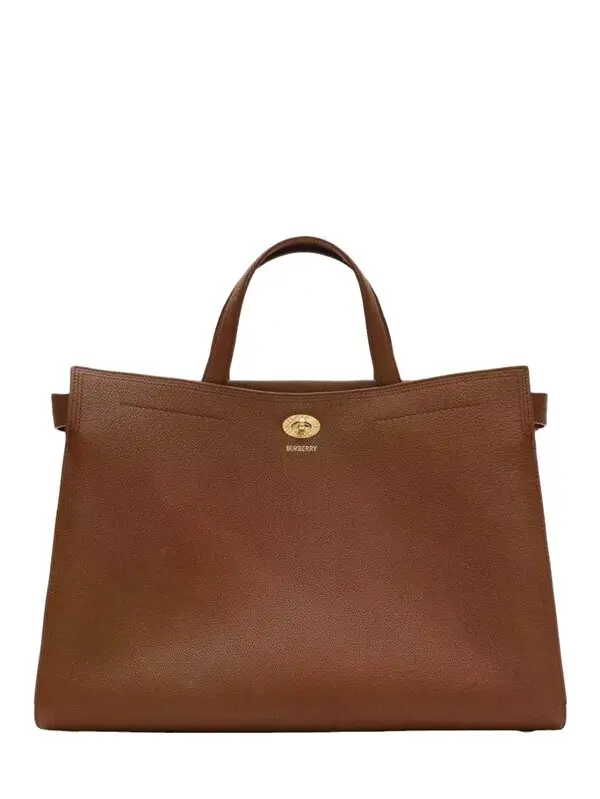 Burberry Medium Cotswolds Check Tote - Brown