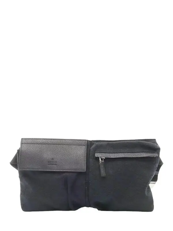 Gucci Gg Canvas Belt Bag - Blue