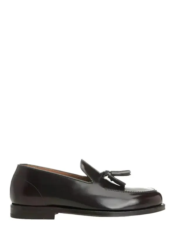 Al Duca D'aosta Polished Leather Tassel Loafers - Brown