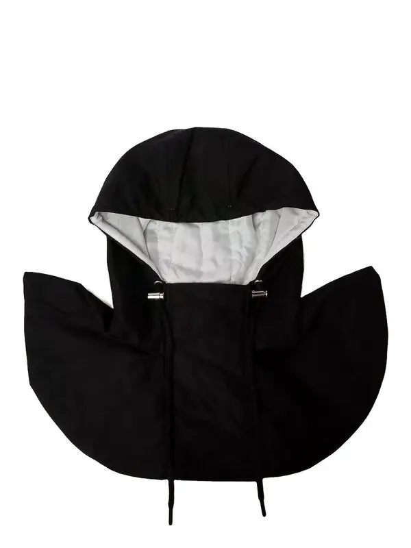 MERYLL ROGGE Drawstring Hood - Black