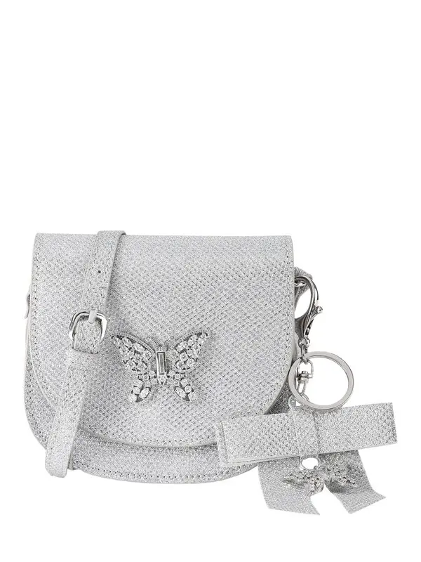 ARUNA SETH Embellished Luna Cross-body Bag - Silver