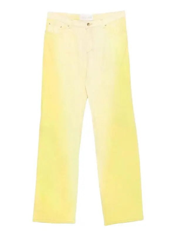 Roberto Cavalli 2000s Straight-leg Jeans - Yellow