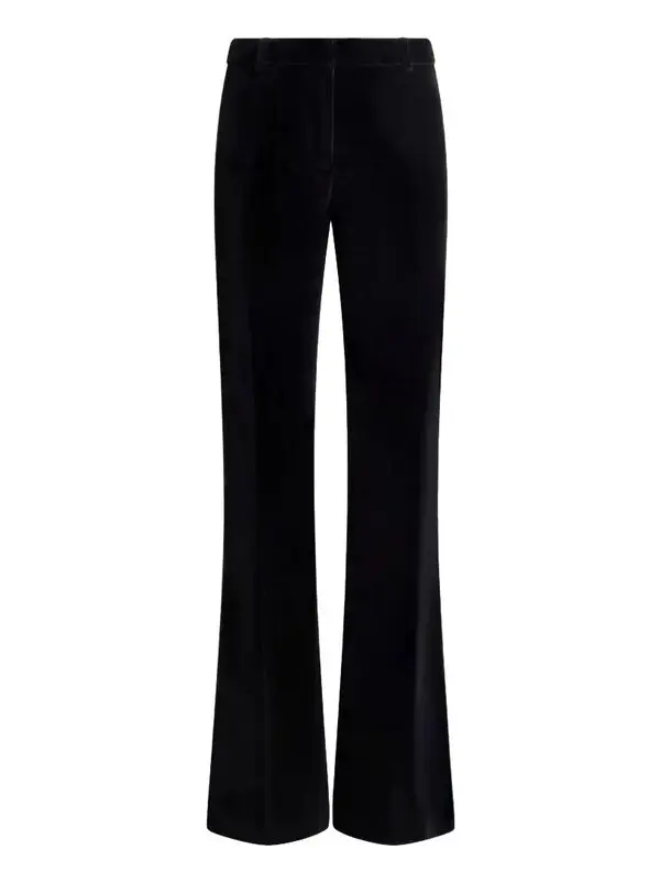 Etro Velvet Flared Trousers - Black