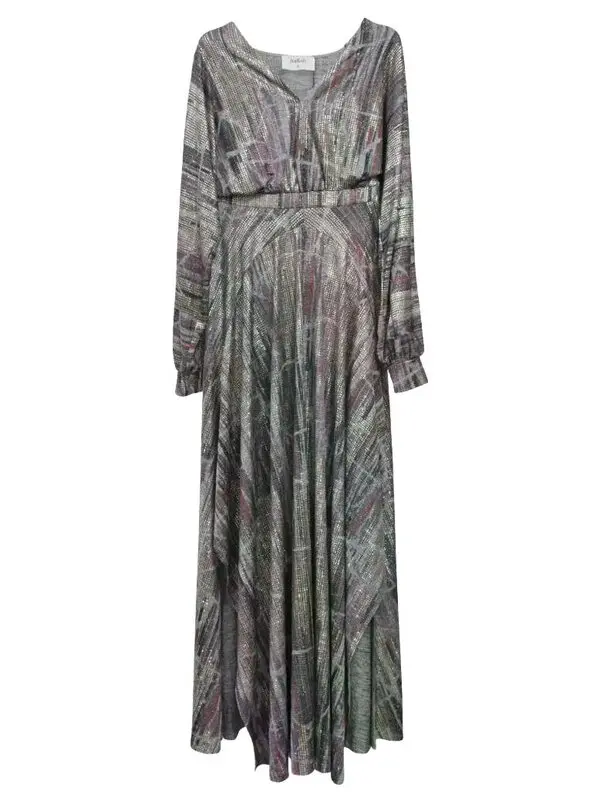 Ba&sh Santana Metallic Dress - Silver