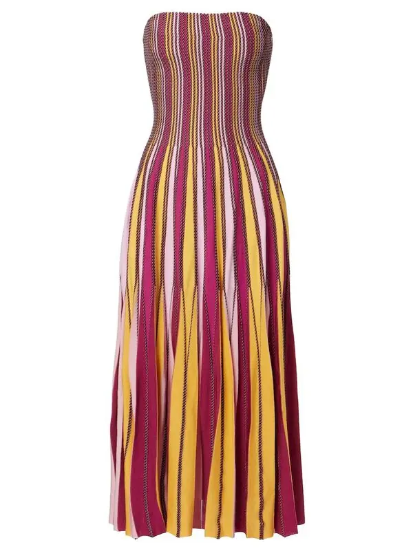 Simkhai Soleil Striped Midi Dress - Multicoloured