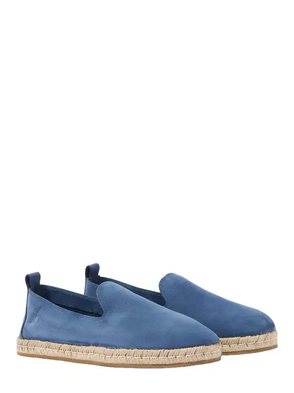 ANCIENT GREEK SANDALS Nomas Leather Espadrilles - Blue