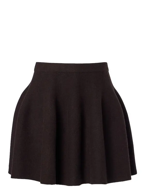 LISA YANG Wren Cashmere Miniskirt - Brown