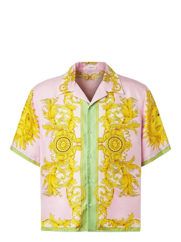 Versace Printed Silk Shirt - Multicoloured