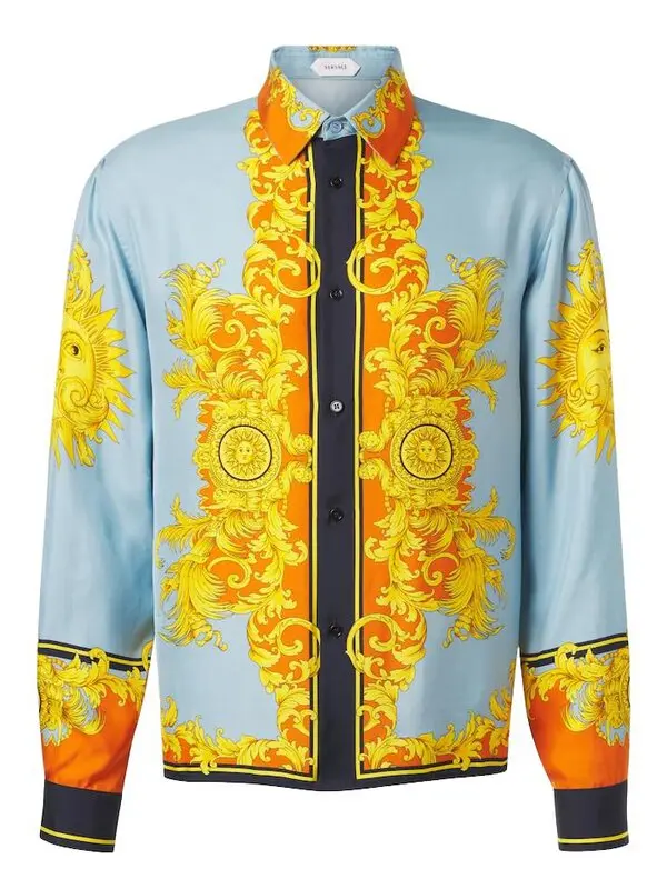 Versace Printed Silk Shirt - Multicoloured