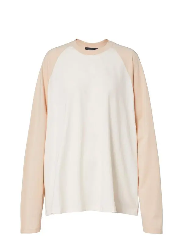 Wardrobe.NYC Cotton Jersey Sweatshirt - Pink