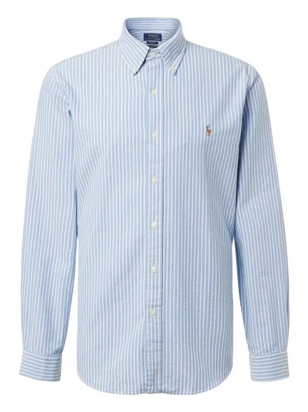 Polo Ralph Lauren Striped Cotton Shirt - Blue