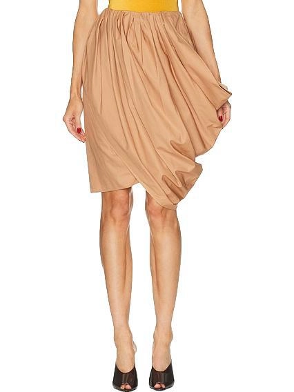 Chloé Above The Knee Drapped Skirt - Reef Shell