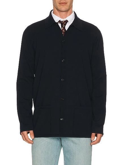 Valentino Garavani Wool Cardigan - Navy
