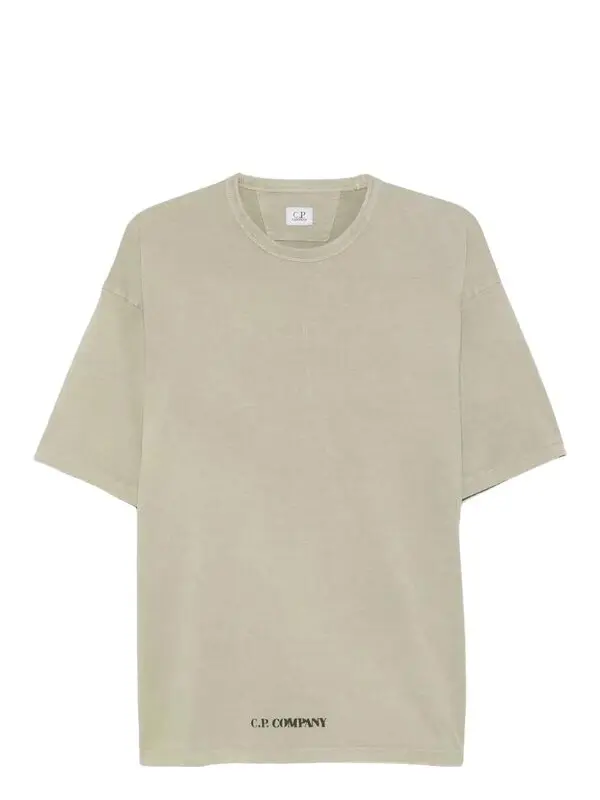 C.P. COMPANY Logo-print T-shirt - Green