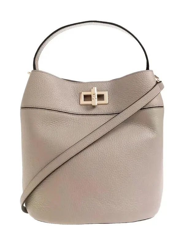 Furla Amelia Leather Tote Bag - Neutrals