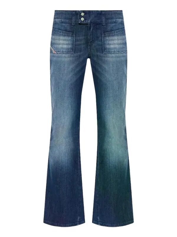 DIESEL® D-hush Flared-leg Jeans - Blue