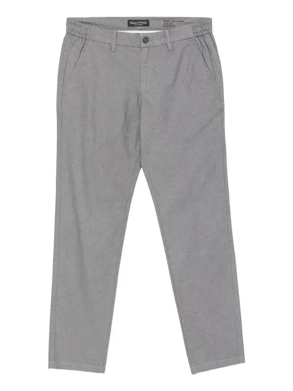 Marc O'polo Stig Textured Trousers - Grey